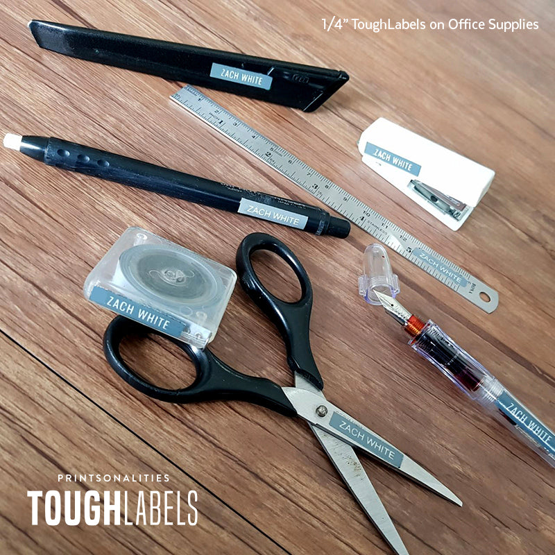 ToughLabels: Heavy-duty name stickers – Printsonalities Paperie